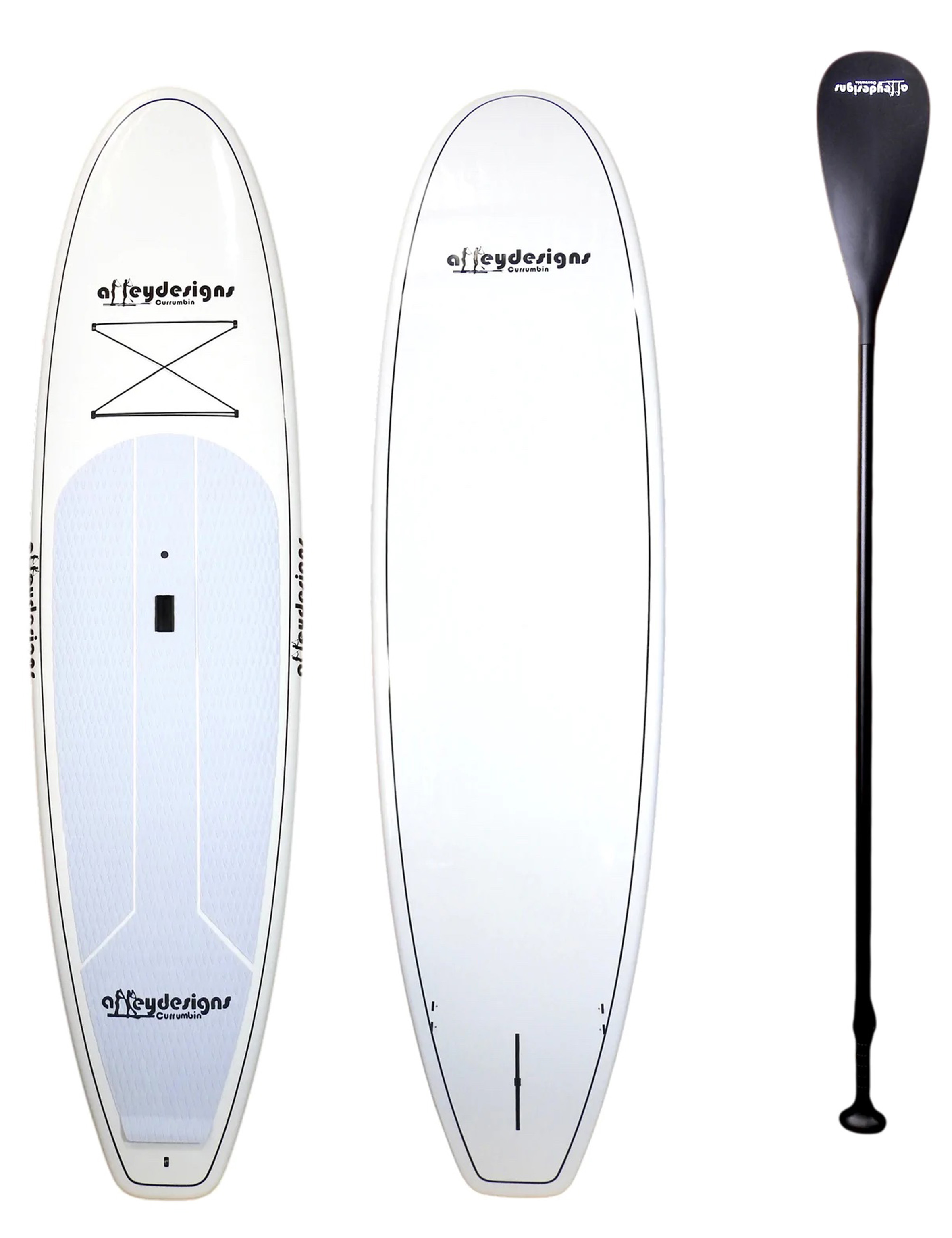 SPECIAL 10'6" x 32" White Family SUP with Free Paddle $699 – Alleydesigns
